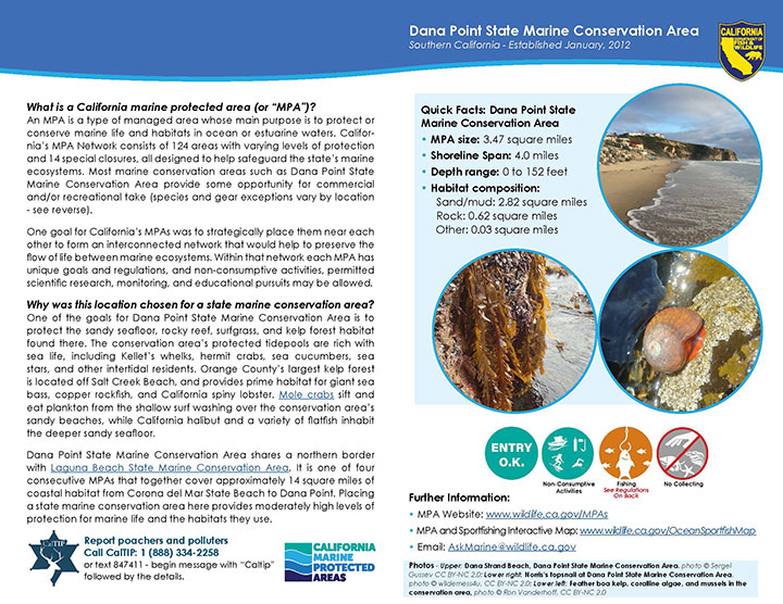 Dana Point State Marine Conservation Area