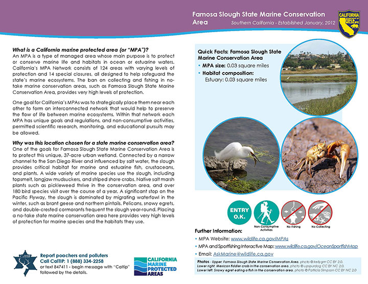 Famosa Slough State Marine Conservation Area (No-Take)