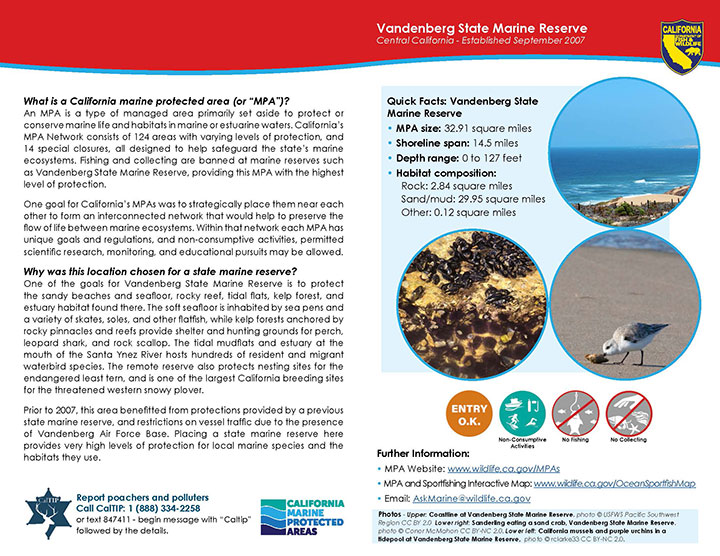 Vandenberg State Marine Reserve